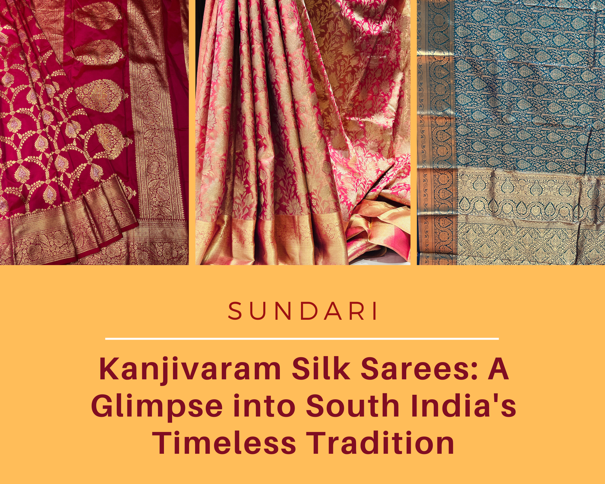 Kanjivaram Silk Sarees: A Glimpse into South India's Timeless Traditio ...