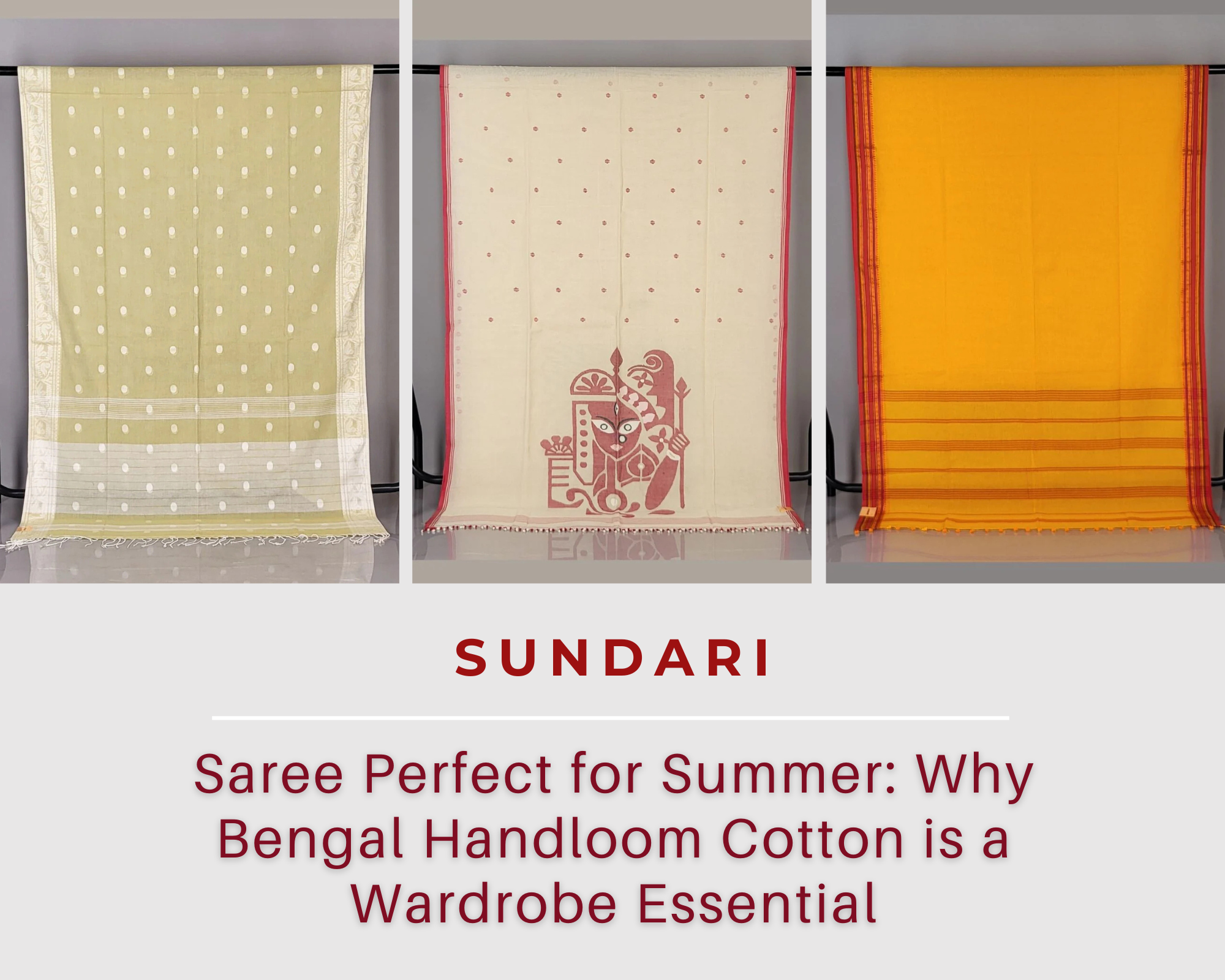 Saree Perfect for Summer: Why Bengal Handloom Cotton is a Wardrobe Ess ...