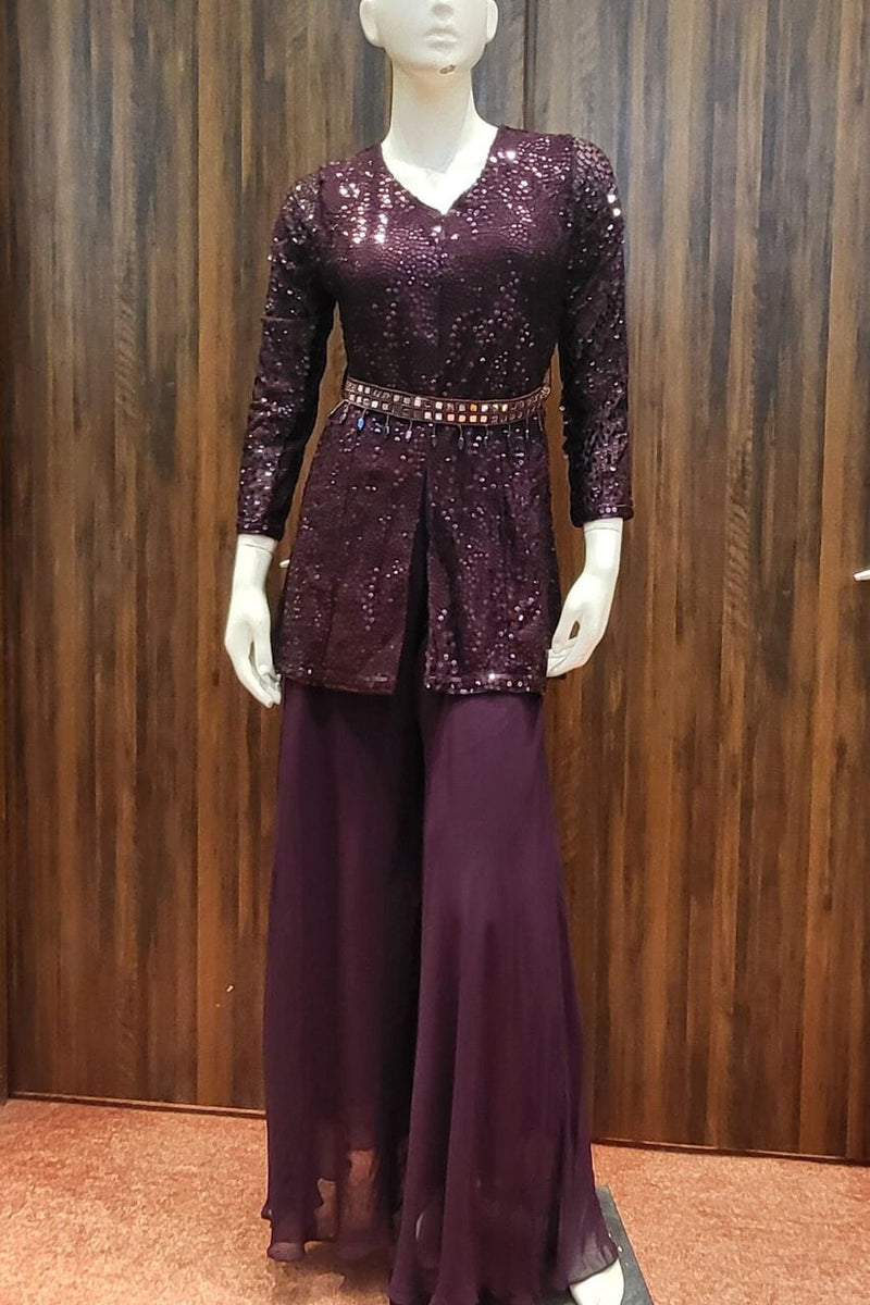 Buy Indo-Western Palazzo Set From Sundari