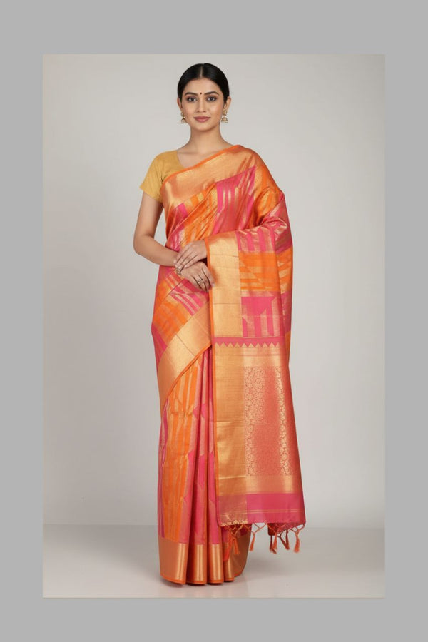 Buy Pure Silk Sarees- Bridal Banarasi, Kanjivaram Silk, Katan-Sundari